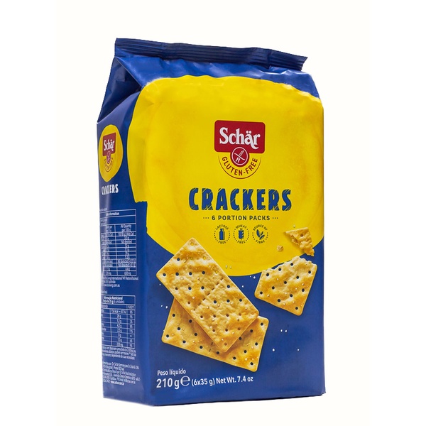 Biscoito Crackers S/ Glúten E Lactose 210g Schar | Shopee Brasil
