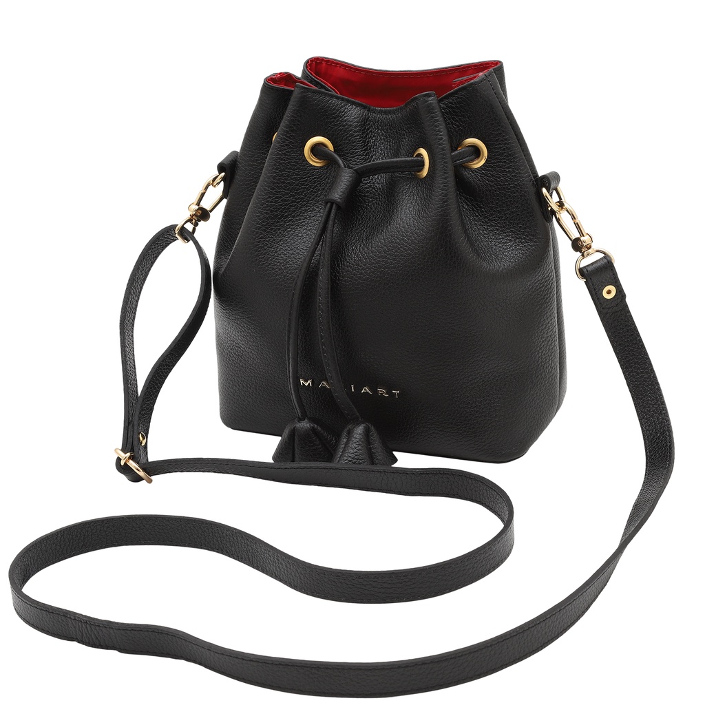 Bolsa Feminina de Couro Bovino Transversal Mariart Mini Jade | Shopee ...