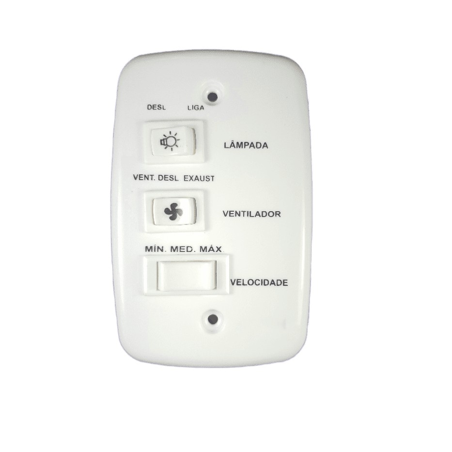 Controle Chave para Ventilador De Teto 4x2 com Capacitor 110v / 127v ...