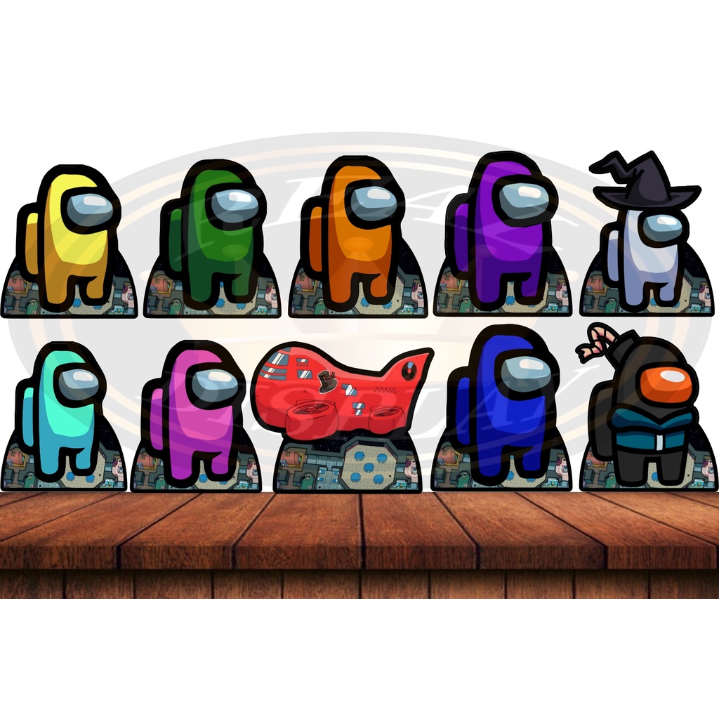 Among Us Display Kit 10 Peças | Shopee Brasil