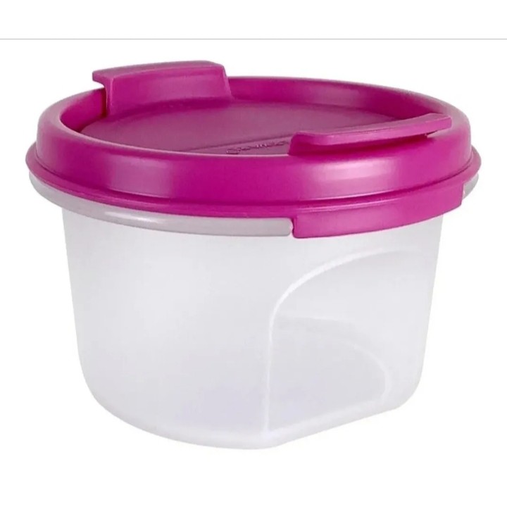 Modular redondo rosa 200 ml - Tupperware | Shopee Brasil