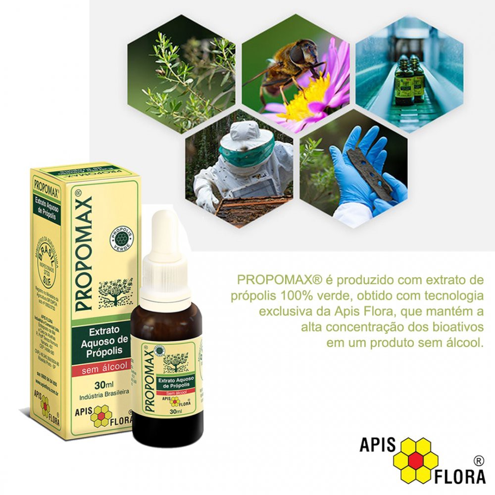 Extrato de propolis original Apis Flora Aumenta a imunidade | Shopee Brasil