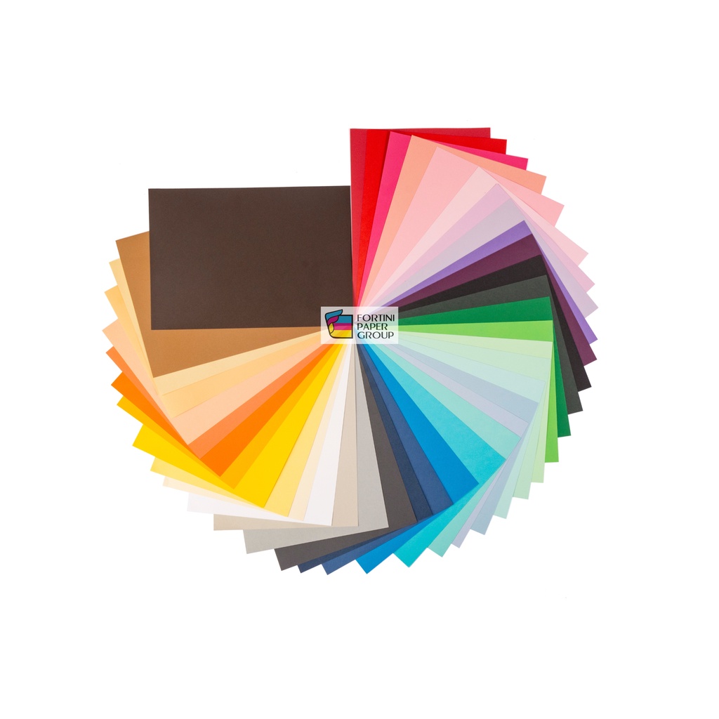 Papel Color Plus 180g Fedrigoni Original Formato A4 - 50 folhas Várias ...