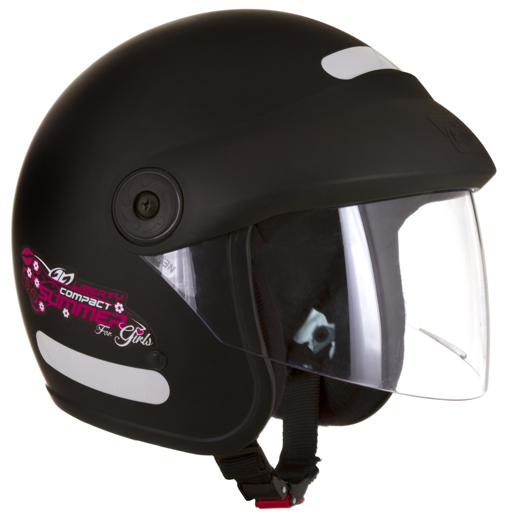 Capacete Feminino Aberto Liberty Pro Tork Girls Viseira Cristal Barato ...