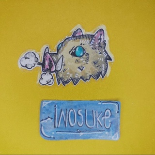 Sticker/adesivo do Inosuke do anime Kimetsu no Yaiba Demon Slayer Otaku ...