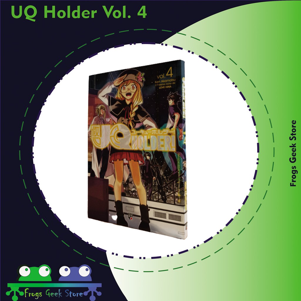 Mangá UQ Holder! Vol. 4 (Semi-novo). | Shopee Brasil