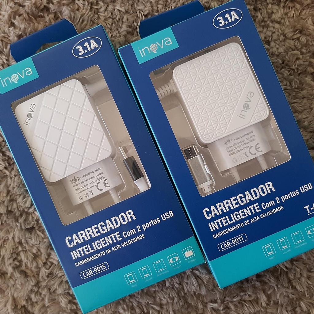Carregador Inteligente Inova Tipo C | Shopee Brasil