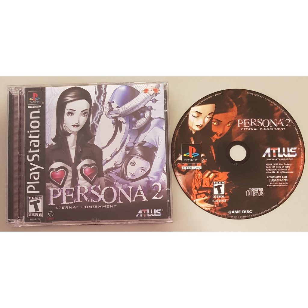 PS1 - Persona 1 Revelations (mídia preta) - Leia a descrição ...
