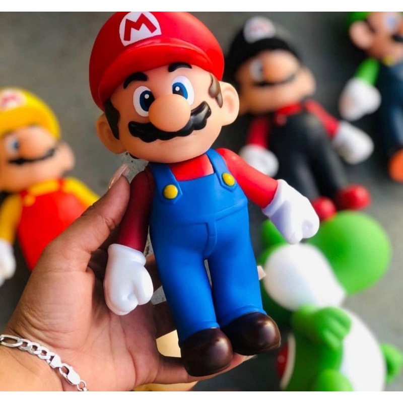 boneco super Mario bros - Super Size Collection - articulável original ...