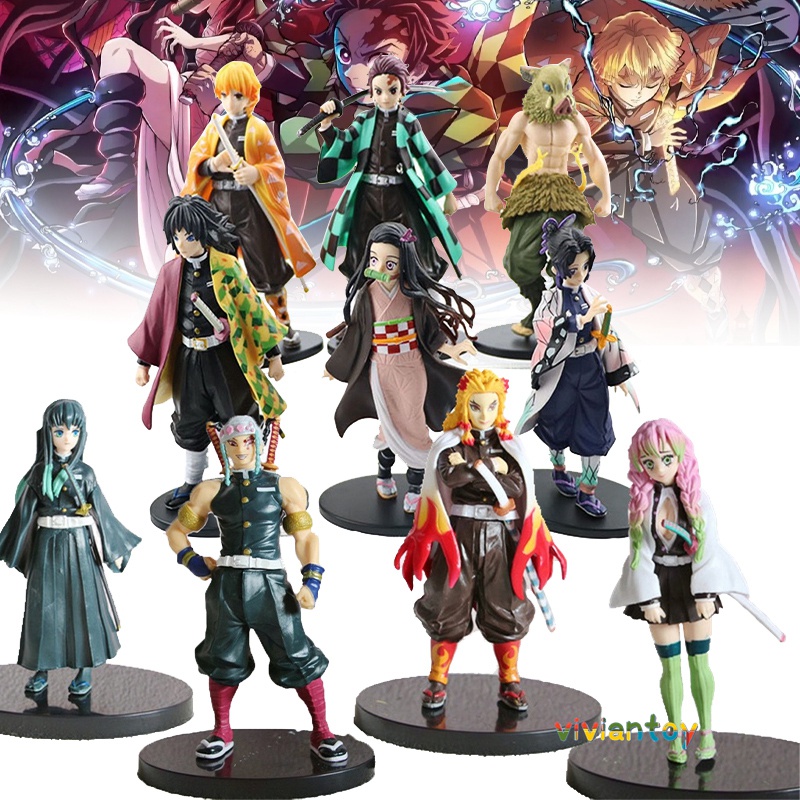 Demon Slayer Figura Set Kanjirou Nezuko Kimetsu No Yaiba Figuras De ...
