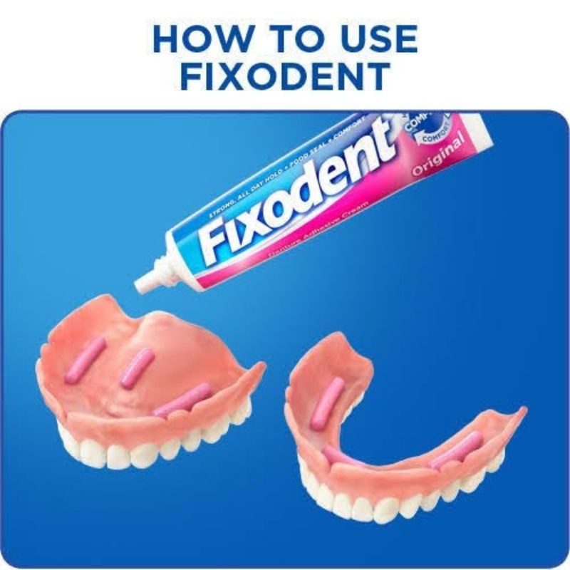 Fixodent Kit com 4 unidades de 68 gramas cada unidade | Shopee Brasil