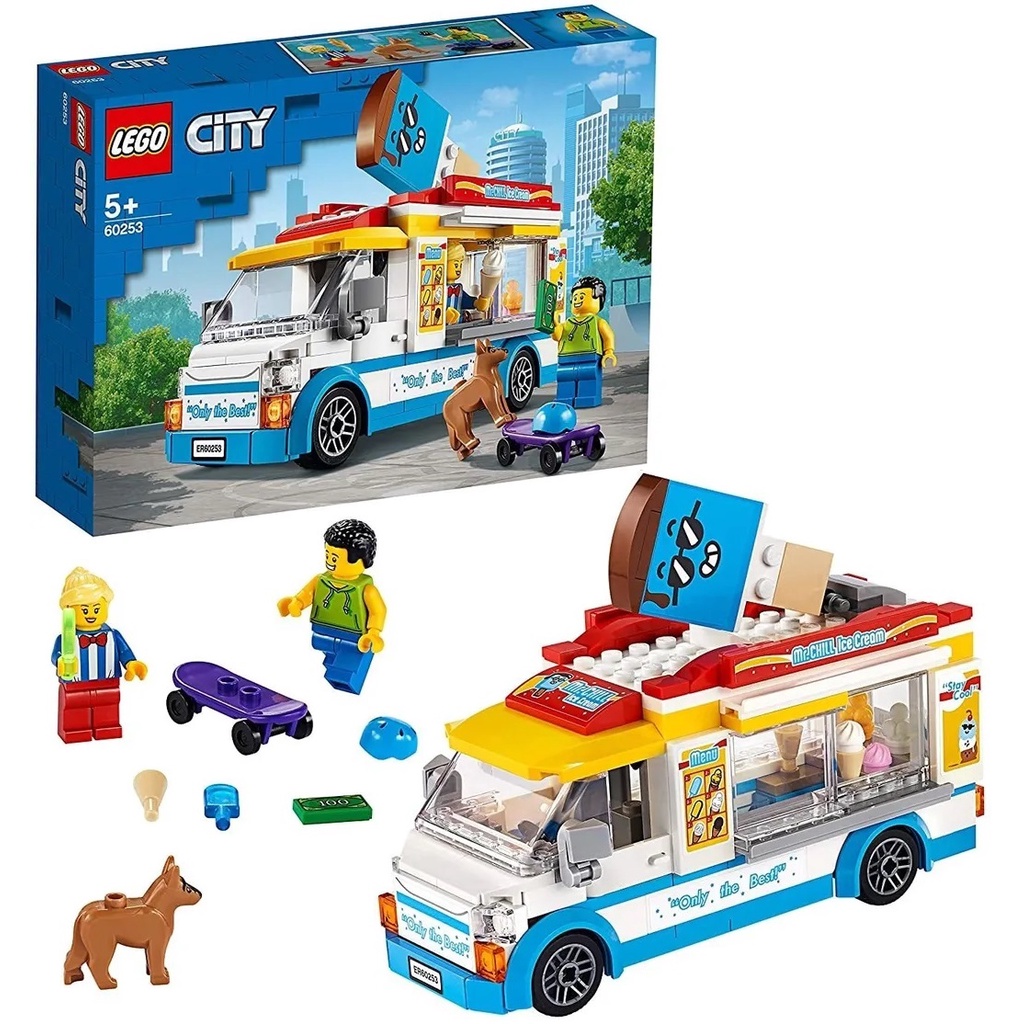 Lego City Veiculo Ice Cream Van De Sorvetes 200 Peças Para Montar ...