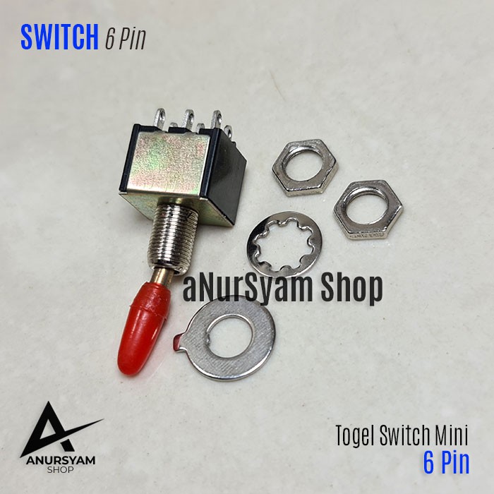 6 Pin Mini Switch / Interruptor De Forma @ @ Pel | Shopee Brasil