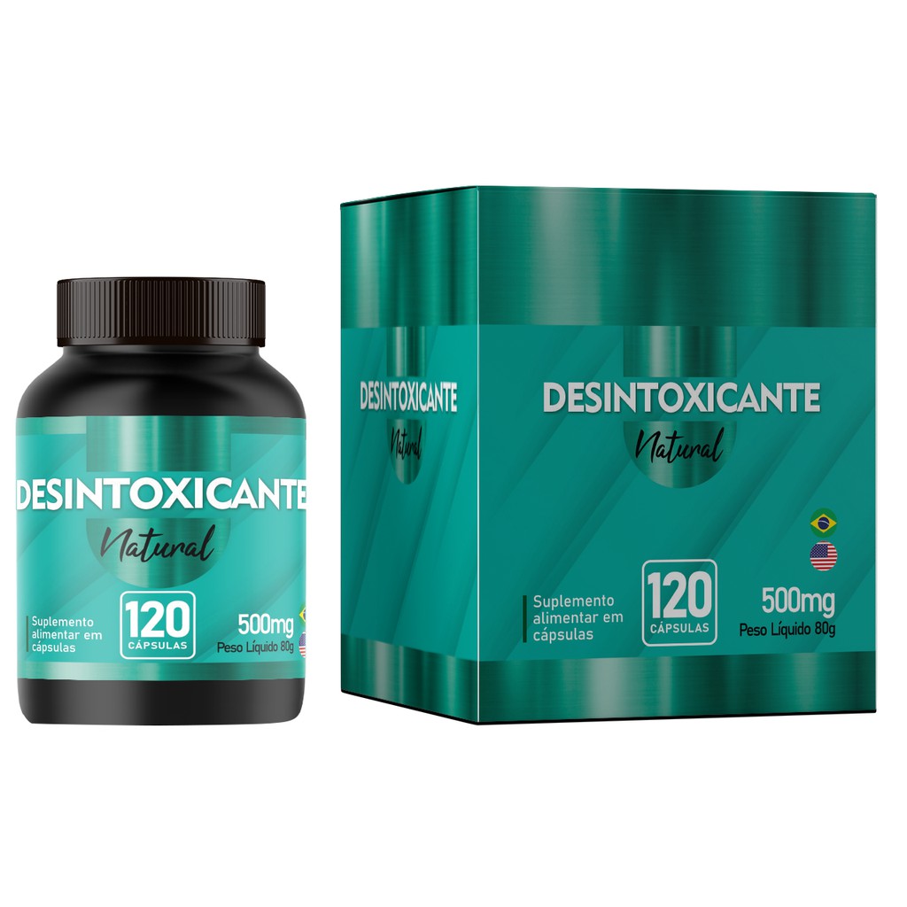 Desintoxicante Natural 120 capsulas 500mg Arc | Shopee Brasil