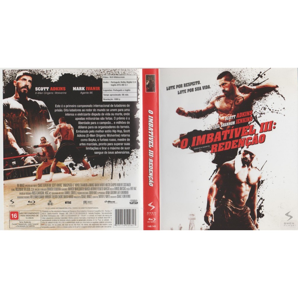 Blu-ray E Dvd O Imbatível 3 Redenção Scott Adkins Original | Shopee Brasil