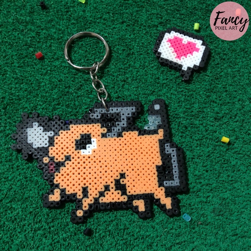 Chaveiro Pochita Chainsaw (Hama beads/ Perler Beads/Pixel Art) | Shopee ...