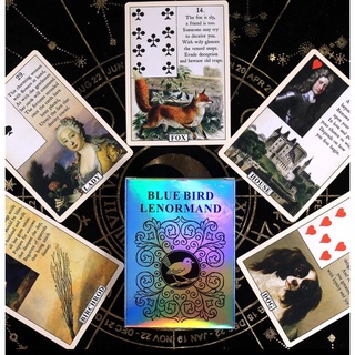 Blue Bird Lenormand Oracle Deck Oráculo Cigano Do Pássaro Azul Baralho ...