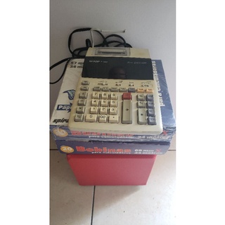Calculadora Sharp El-1801p + 27 bobinas | Shopee Brasil