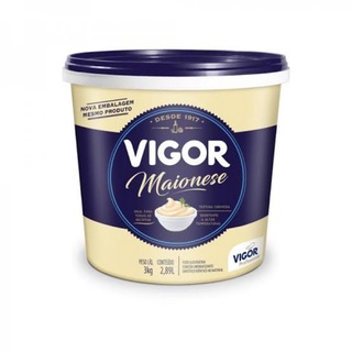 Maionese Vigor Pote com 3klg. | Shopee Brasil