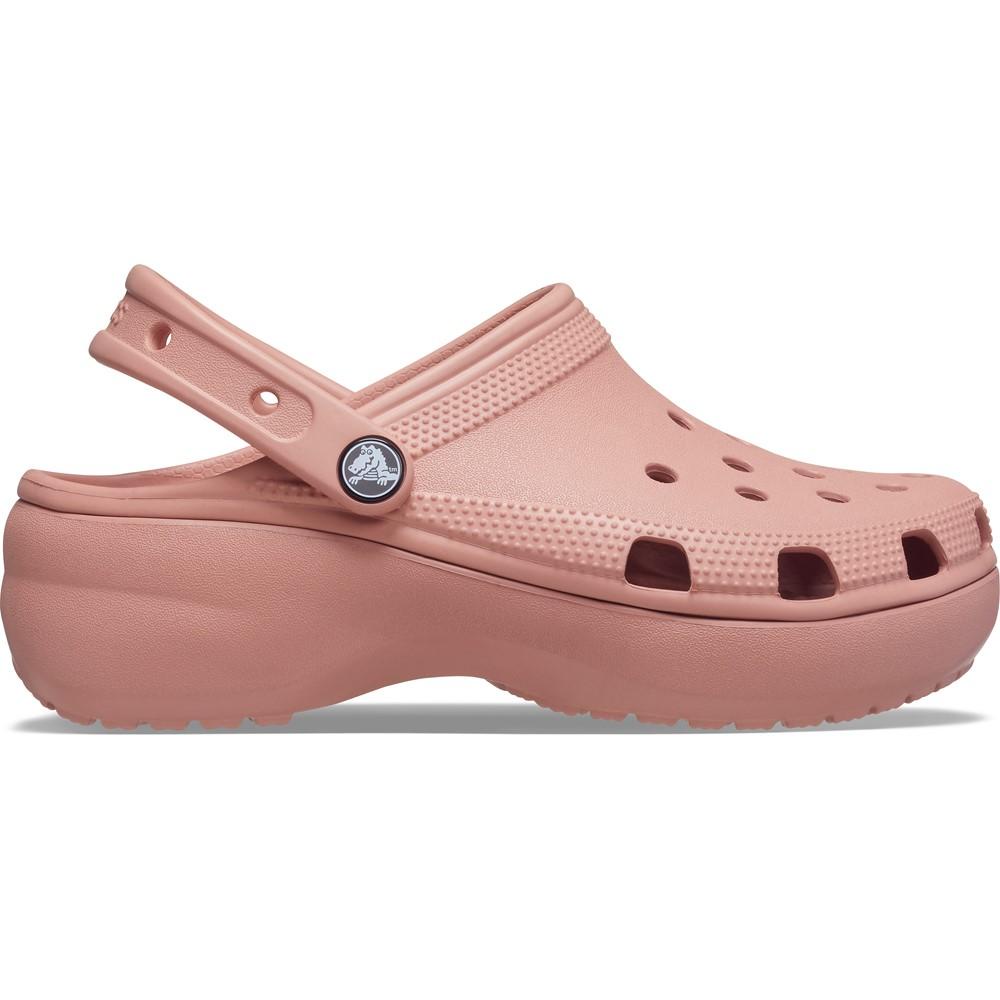 Crocs classic platform clog w pale blush | Shopee Brasil