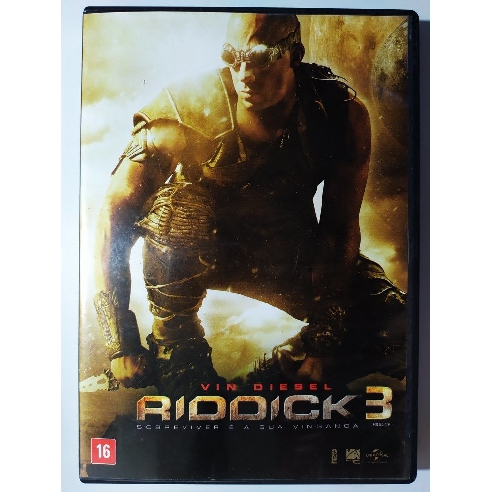 Dvd Riddick 3 Vin Diesel Kate Sackhoff Matt Nable Original D | Shopee Brasil