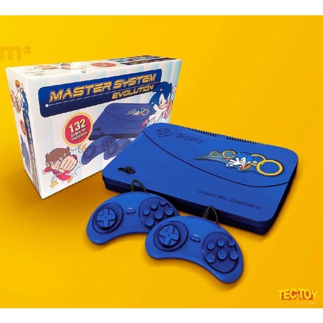 [ Lançamento ] Master System Evolution Blue com 132 Jogos na Memória ...
