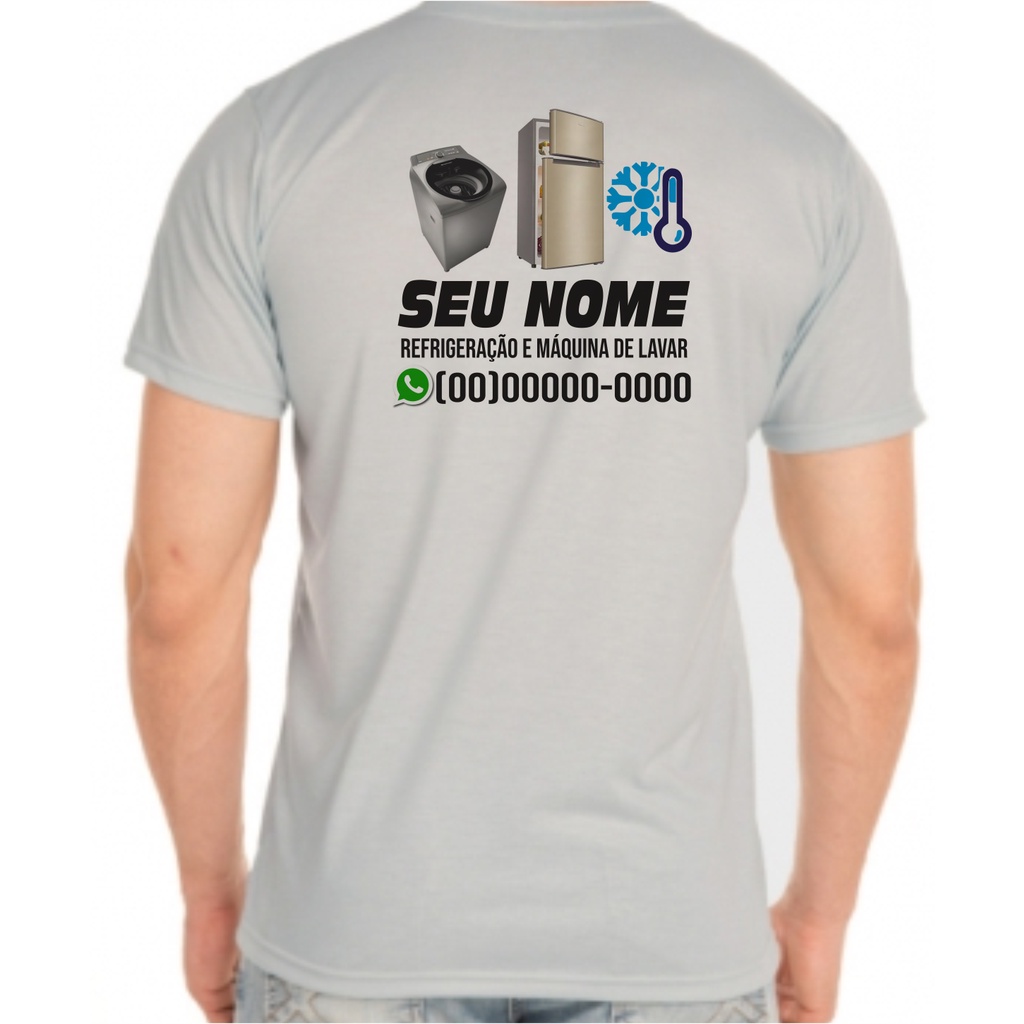 Kit Camisas Uniforme Empresas Personalizada Com Sua Logo Camisa Para ...