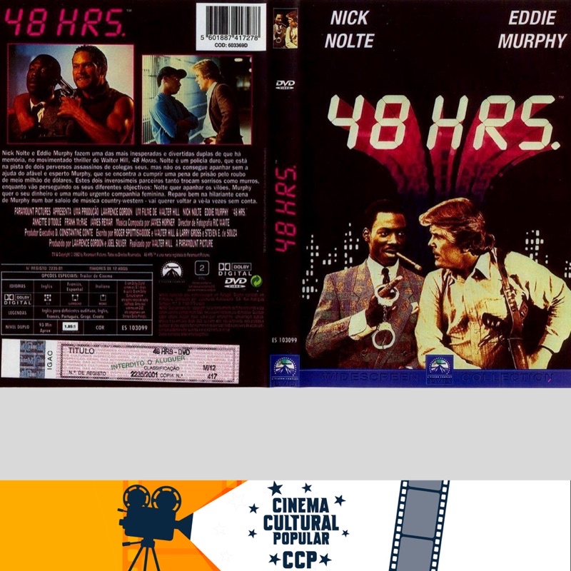 DVD Filme 48 HORAS 1982 - Dublado e Legendado - Diretor: Walter Hill ...