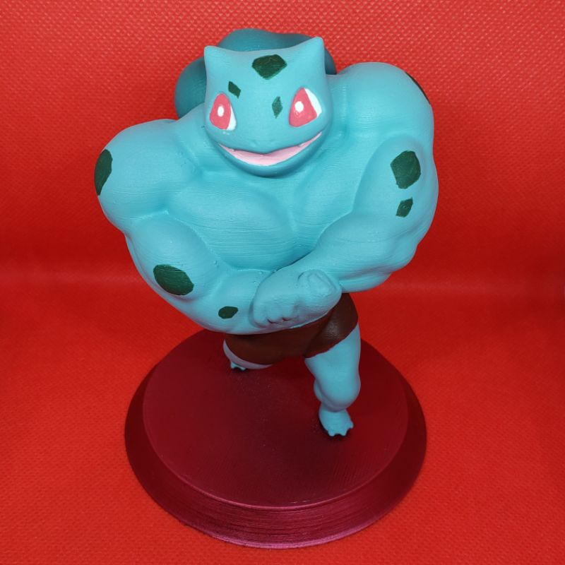 Action Figure Pokémon Bulbasaur Maromba Ultra Swole - Escorrega o Preço