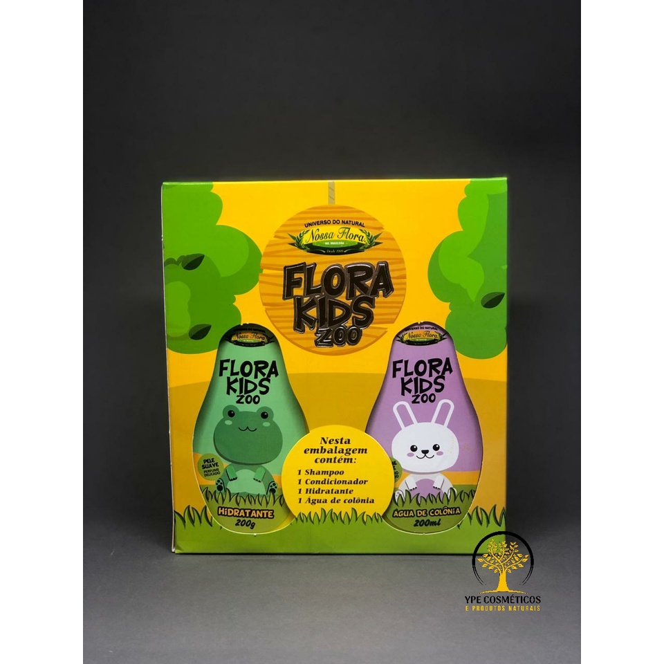 Kit Flora Kids Nossa Flora 4 Itens | Shopee Brasil
