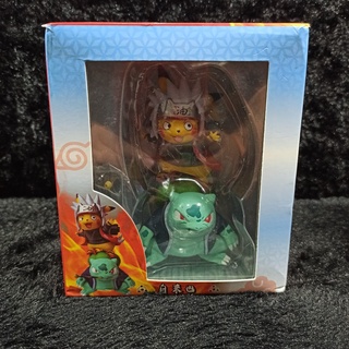 Pikachu e bulbasaur cosplay de personagens do Naruto jiraia e gamabunta ...