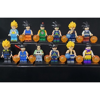 Miniaturas Dragon Ball - Goku, Vegeta, Trunks, Yamcha, Kuririn, blocos ...