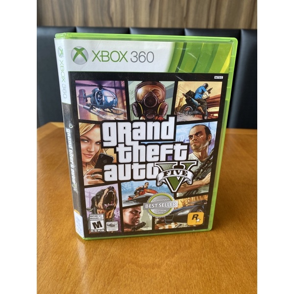 Capa GTA V Xbox 360 (Somente a Capa Original) | Shopee Brasil
