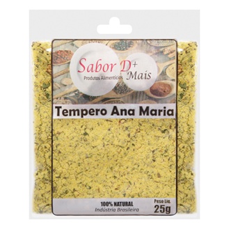 Tempero Ana Maria - 25 Gramas - Sabor D Mais | Shopee Brasil