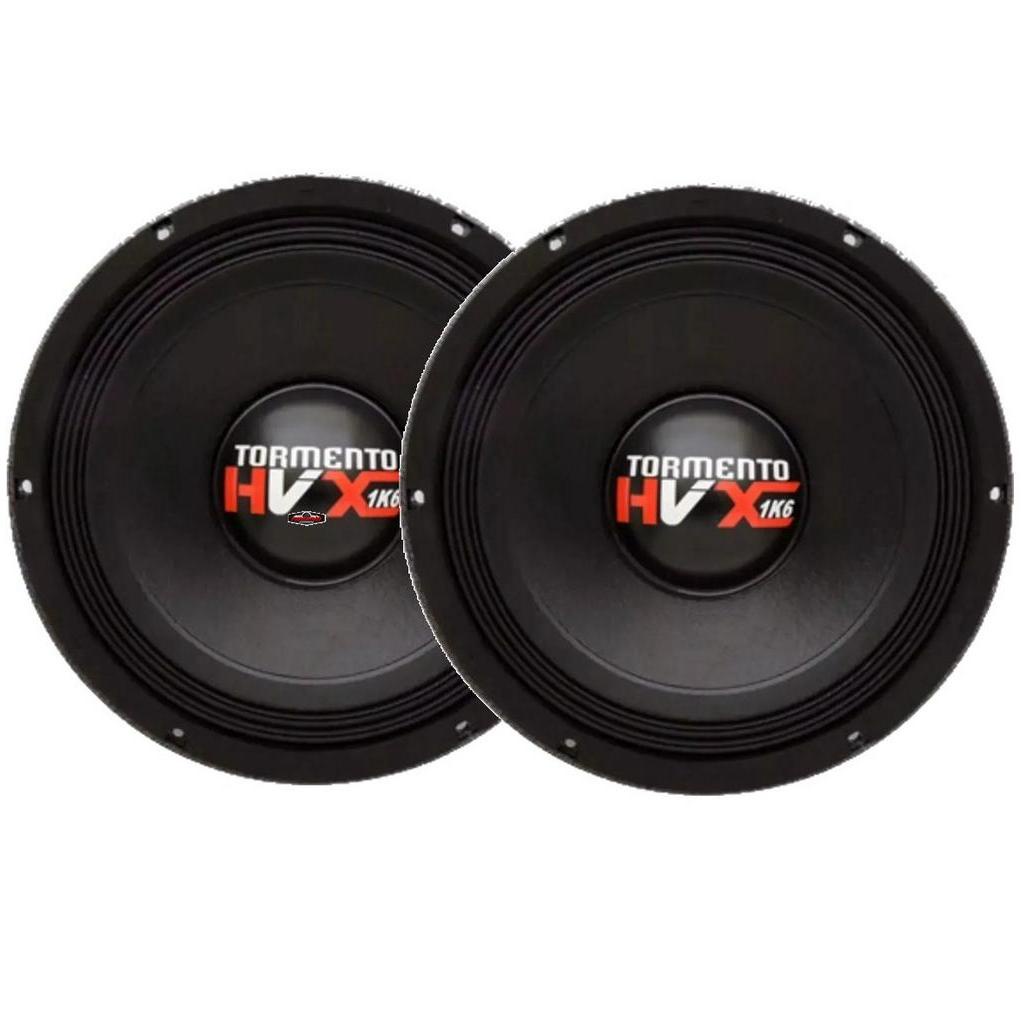 Kit 02 Alto Falante Woofer Tormento Hvx 1k6 800w Rms 12 Pol 4 e 8 Ohms ...