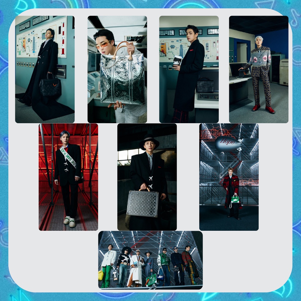 Kit 8 Photocards BTS Louis Vuitton | Shopee Brasil