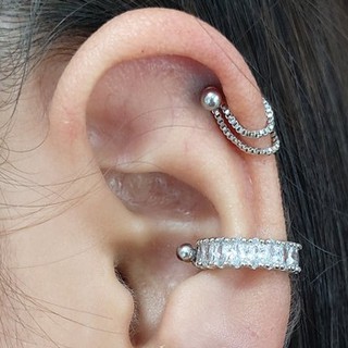 Piercing para cartilagem Helix Correntinha | Shopee Brasil
