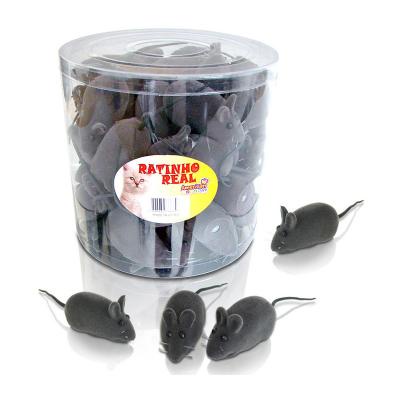 Rato Com Apito Para Gatos e Cachorro Brinquedo Pet Mordedores | Shopee Brasil