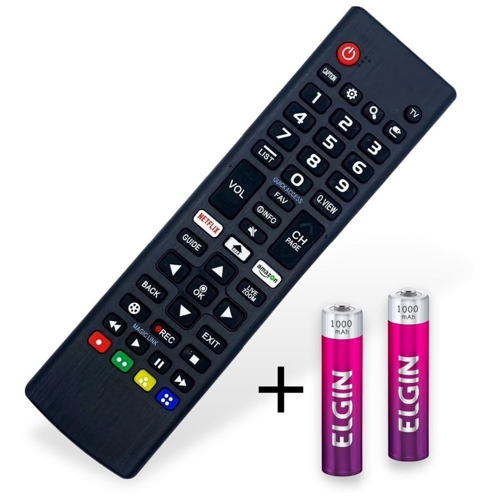Controle Remoto Tv LG Smart 32/43/49/50/55/65/70 Polegadas | Shopee Brasil