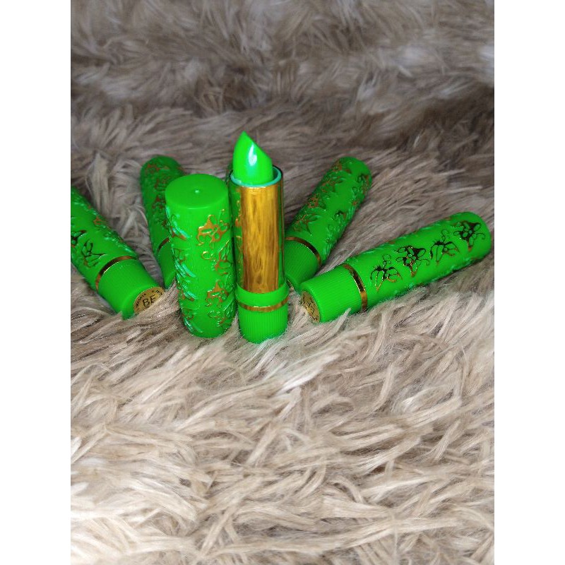 Batom Verde Mágico 24 horas | Shopee Brasil
