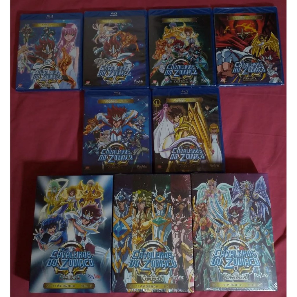 Blu-ray Os Cavaleiros Do Zodíaco Ômega Completo - Lacrado | Shopee Brasil