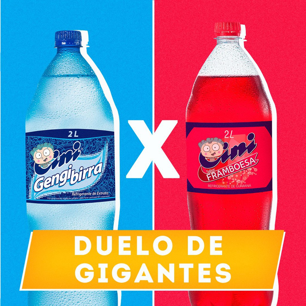 Gengibirra + Framboesa 2 litros - Gasosa Cini - Refrigerante ...