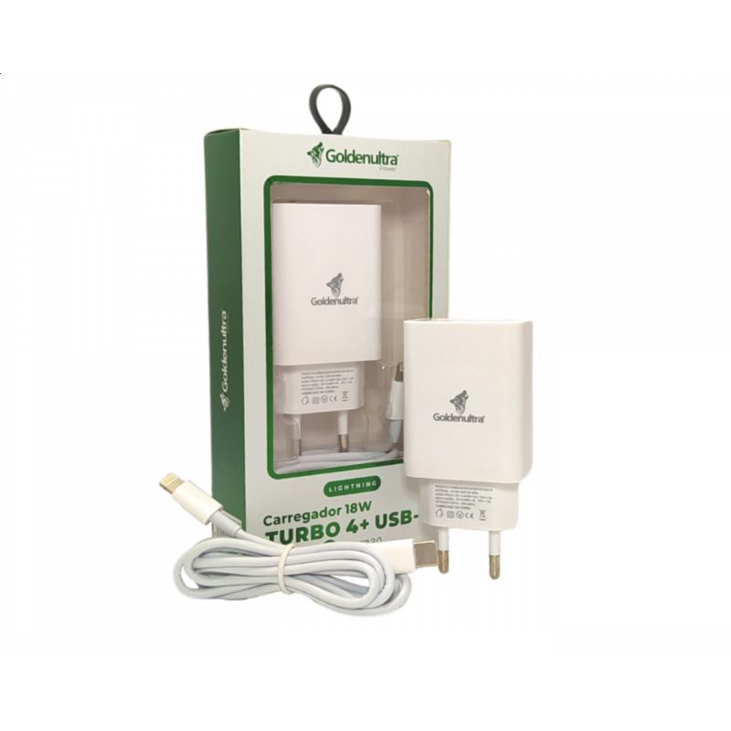 Carregador Turbo 18W-usb-c-IOS IPHONE gt-5002 | Shopee Brasil