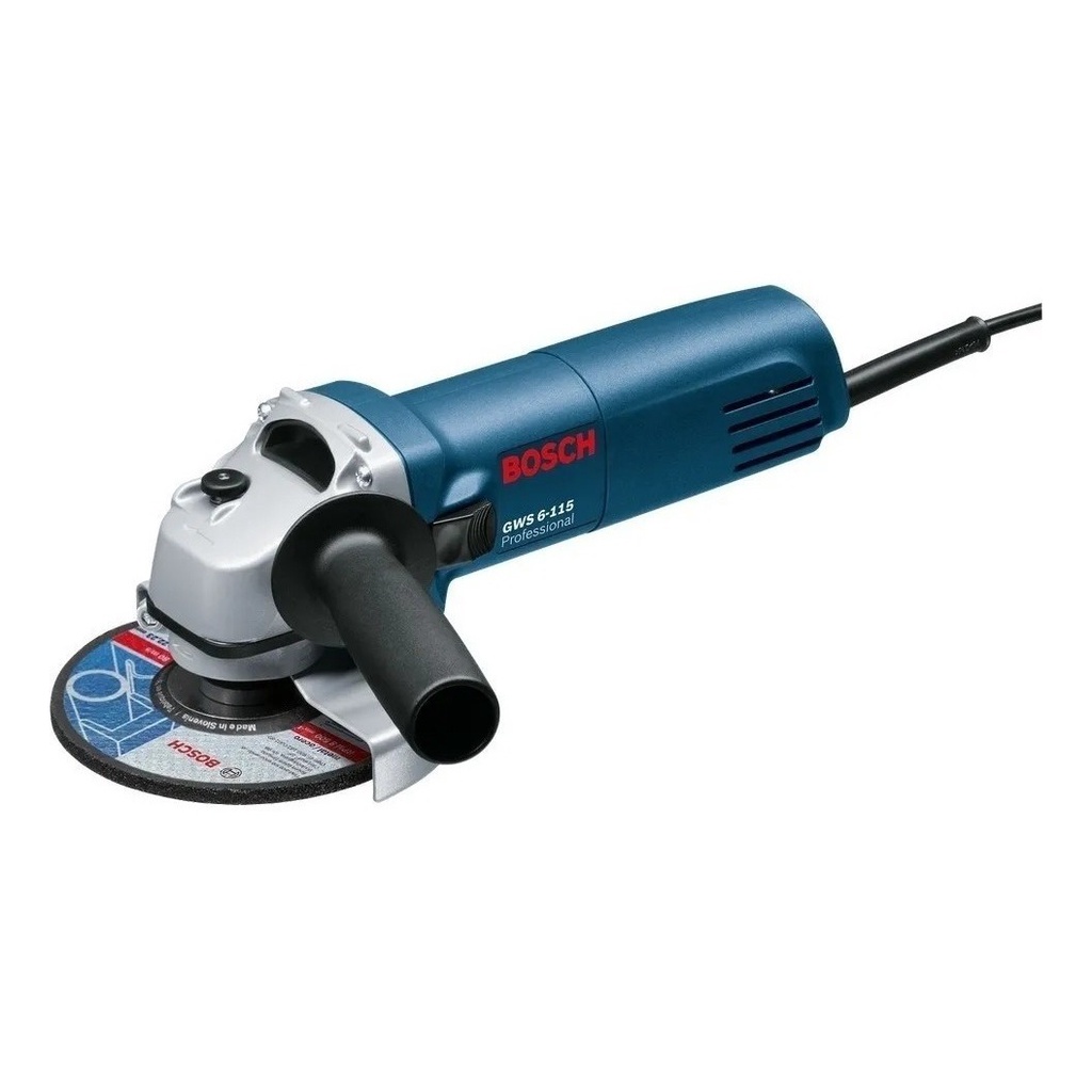 Esmerilhadeira angular Bosch Professional GWS 6-115 azul 670 W 220 V ...