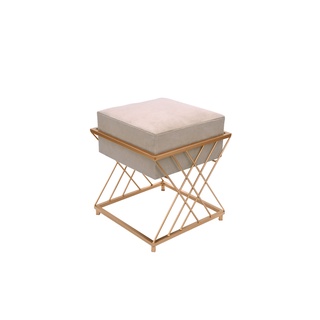 Puff de ferro para sentar Quadrado, Design moderno | Shopee Brasil