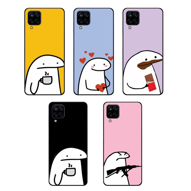 Capa TPU Personalizada Meme Flork Capinha Samsung A12/M12, A22 4G/M32 ...