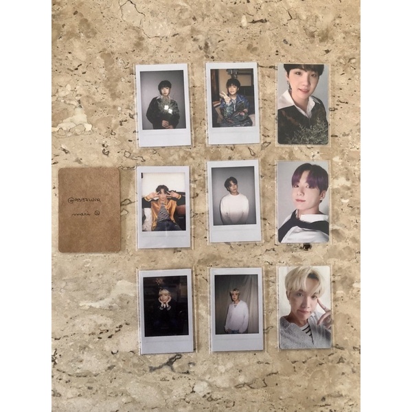 bts deco kit - photocard + polaroids - jungkook / yoongi / suga / j-hope | Shopee Brasil