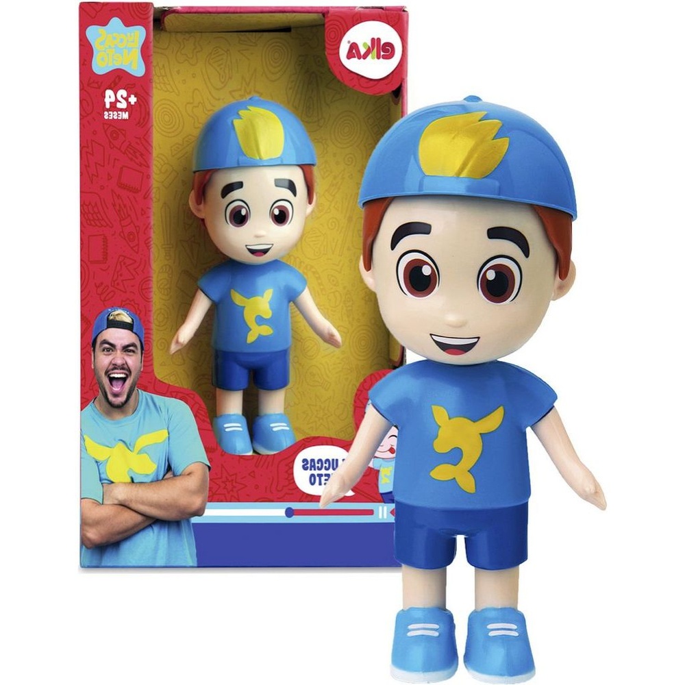 Boneco Luccas Neto e Aventureira Vermelha - Bonecos infantil | Shopee ...