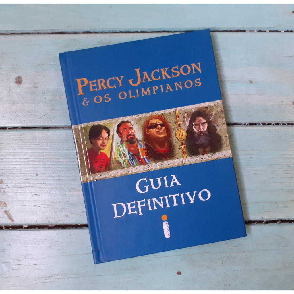 Percy Jackson E Os Olimpianos Raro Capa Dura Guia Definitivo Rick