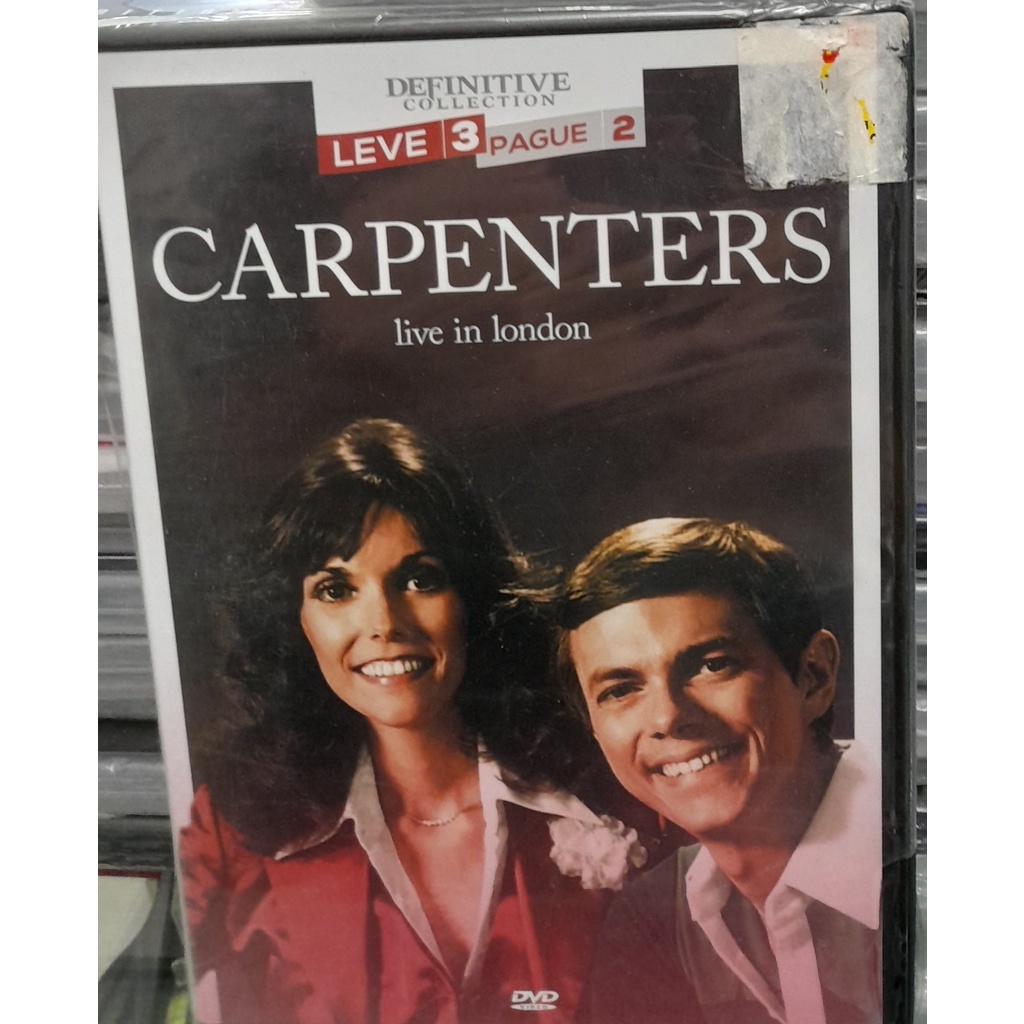 DVD- THE CARPENTERS-LIVE IN LONDON-LACRADO | Shopee Brasil